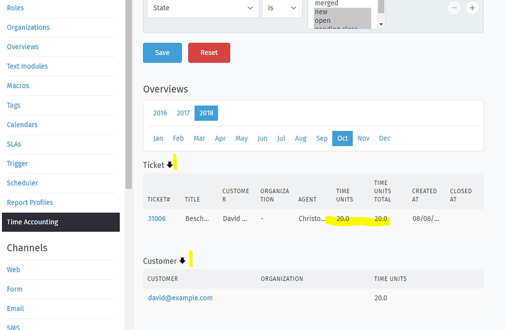 Time Accounting protocol - Completed Features - Zammad - Community