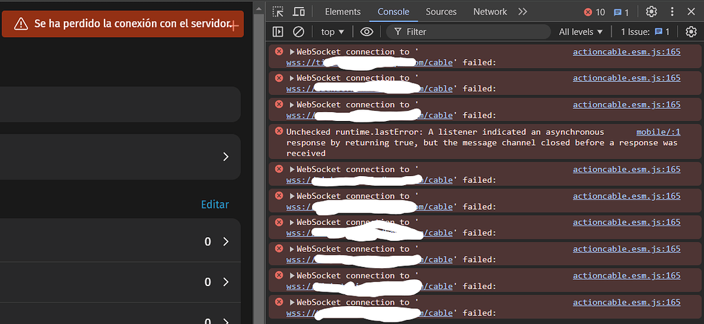 Mobile cable error in nginx reverse proxy - Technical assistance - Zammad - Community