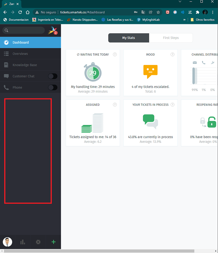 Customizing the main page on zammad - Technical assistance - Zammad - Community