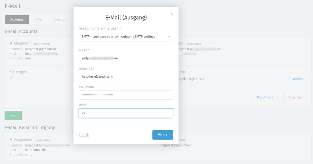 Zammad and Exchange on Premis - Technical assistance - Zammad - Community