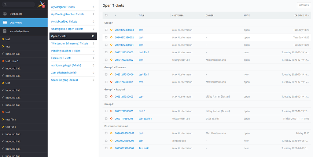 Collapsable lists in overviews - No implementation planned - Zammad - Community