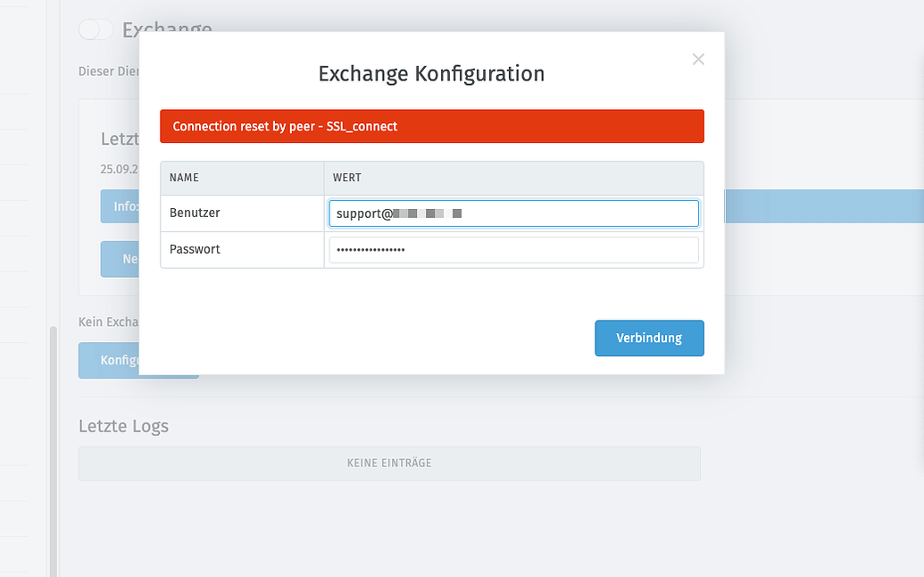 Exchange Integration - Use Office365 "Connection reset by peer - SSL_connect" - Technical ...