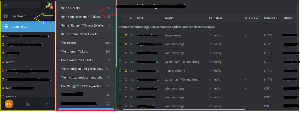 Make the Menues foldable for visually impaired People - Feature requests - Zammad - Community