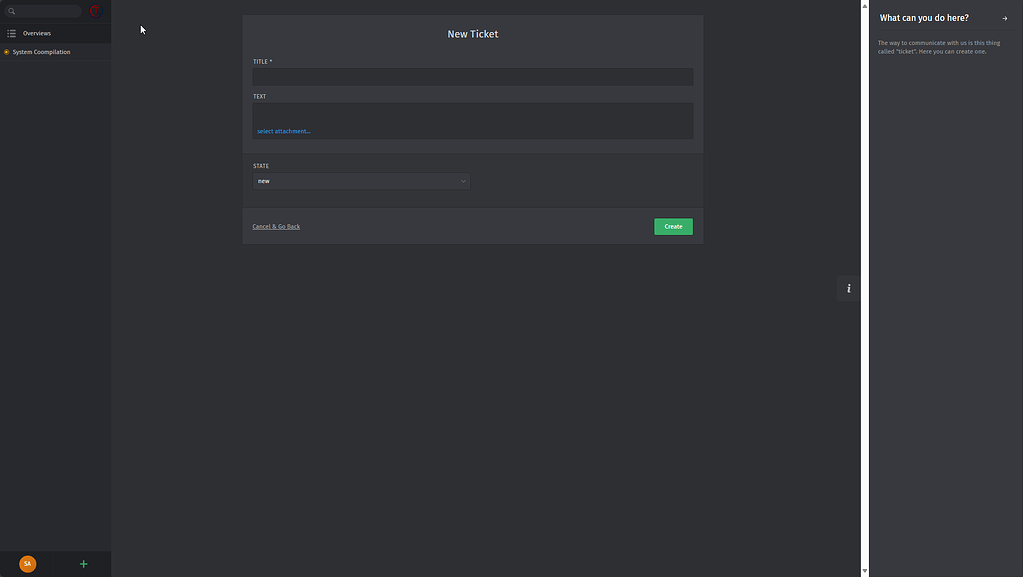Zammad Ticketk Creation UI Changing Option - Technical assistance - Zammad - Community