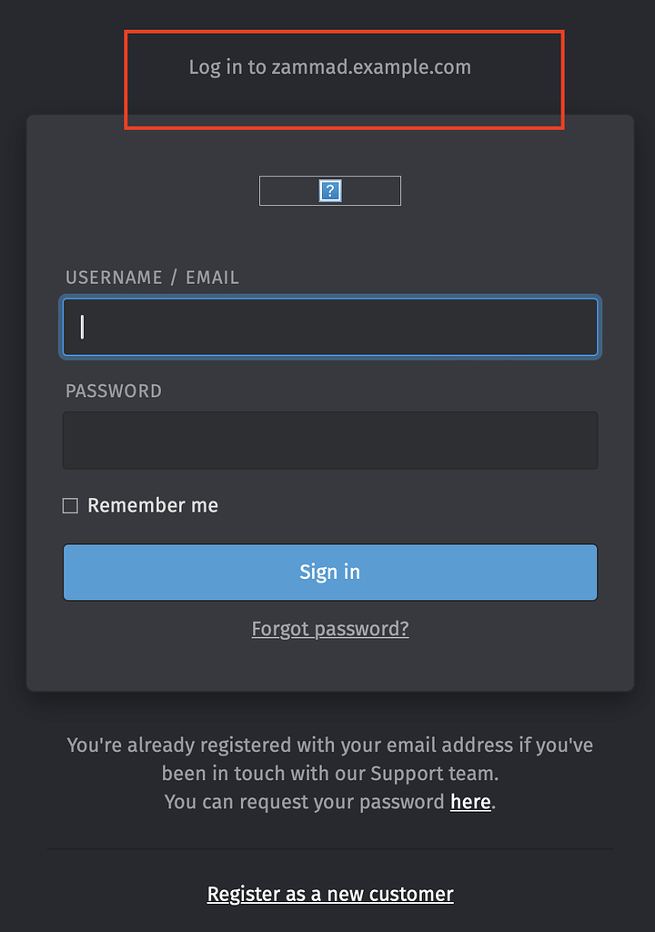 Default Zammad FDQN can't be modified - Technical assistance - Zammad - Community