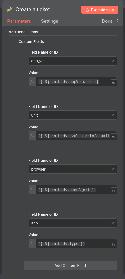 Custom Objects are not being filled with info from Zammad API N8N Nodes - Technical assistance ...