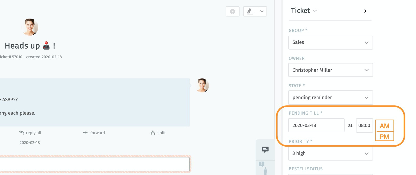 12 hours time specification - Feature requests - Zammad - Community