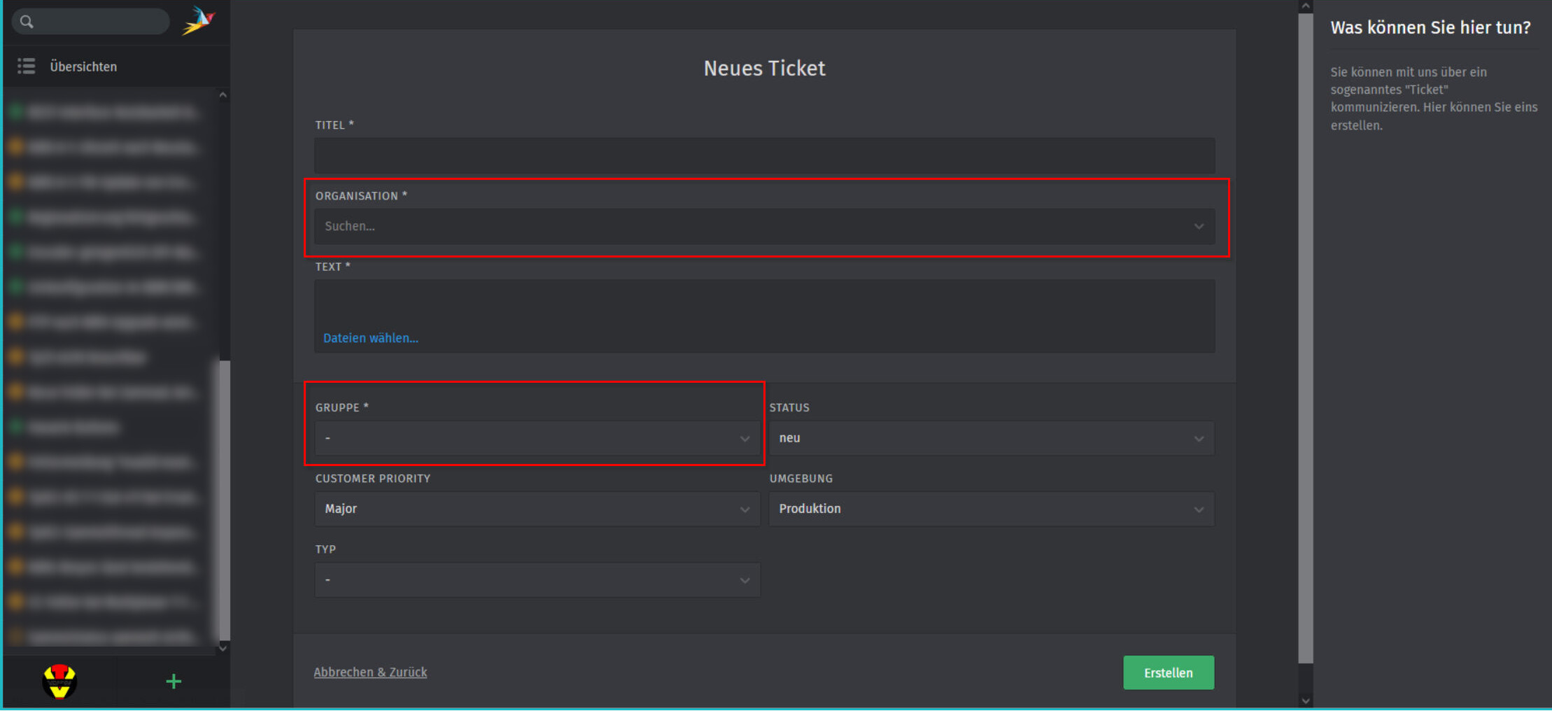 Fields Are Shown To Role Customer Technical Assistance Zammad
