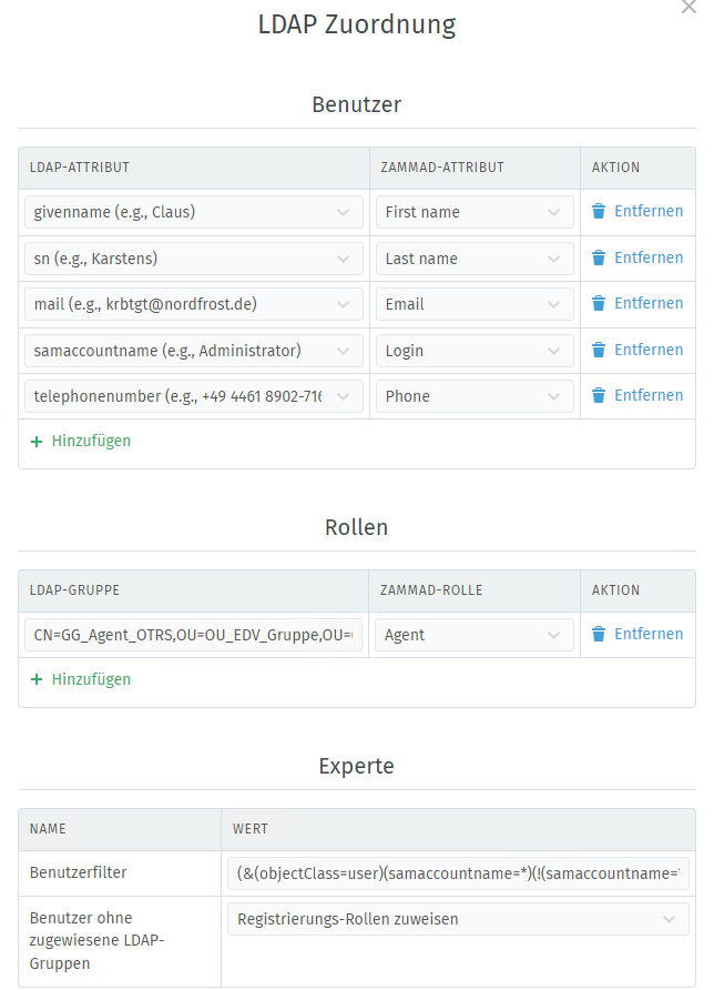 Ldap Group Role Mappings Are Not Saved Technical Assistance Zammad Community 2871
